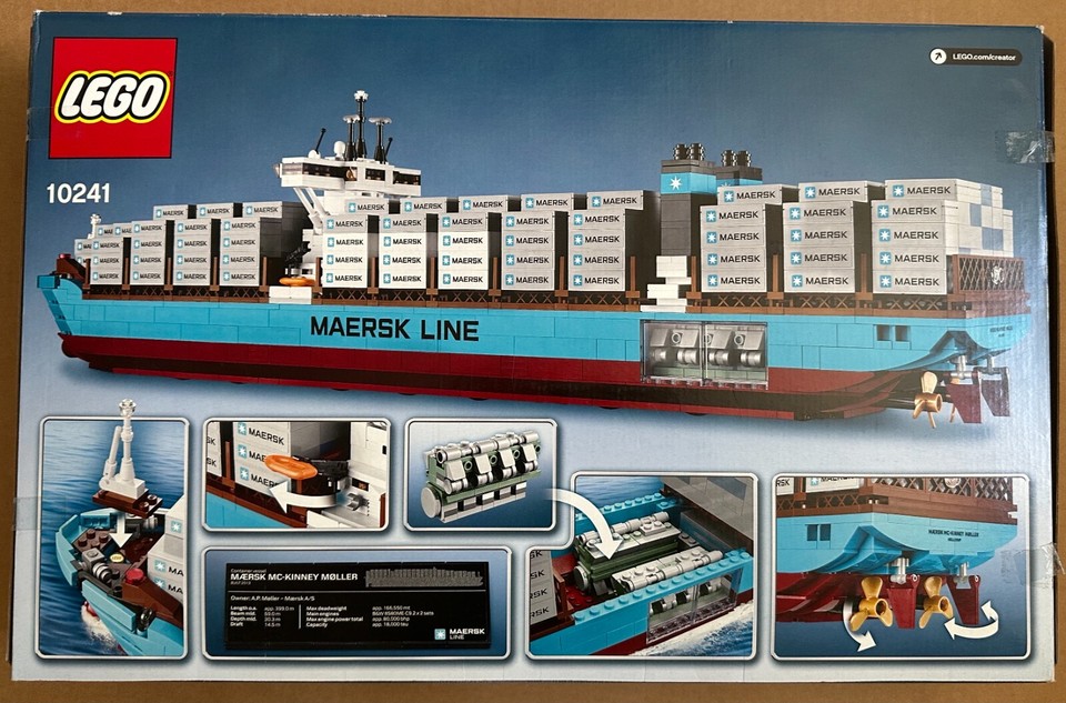 NEW, NEVER OPENED, LEGO 10241, Maersk Line Triple-E, Seller is original ...
