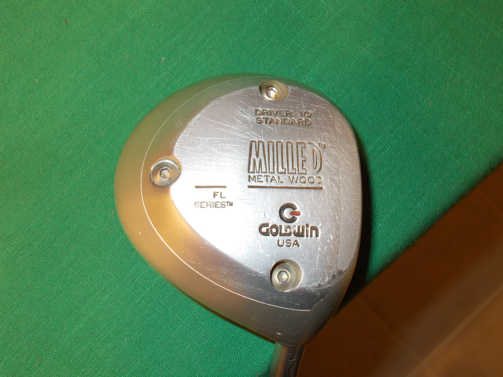 GOLDWIN MILLED FL SERIES 10* STANDARD DRIVER - FIRM FLEX GRAPHITE SHAFT ...