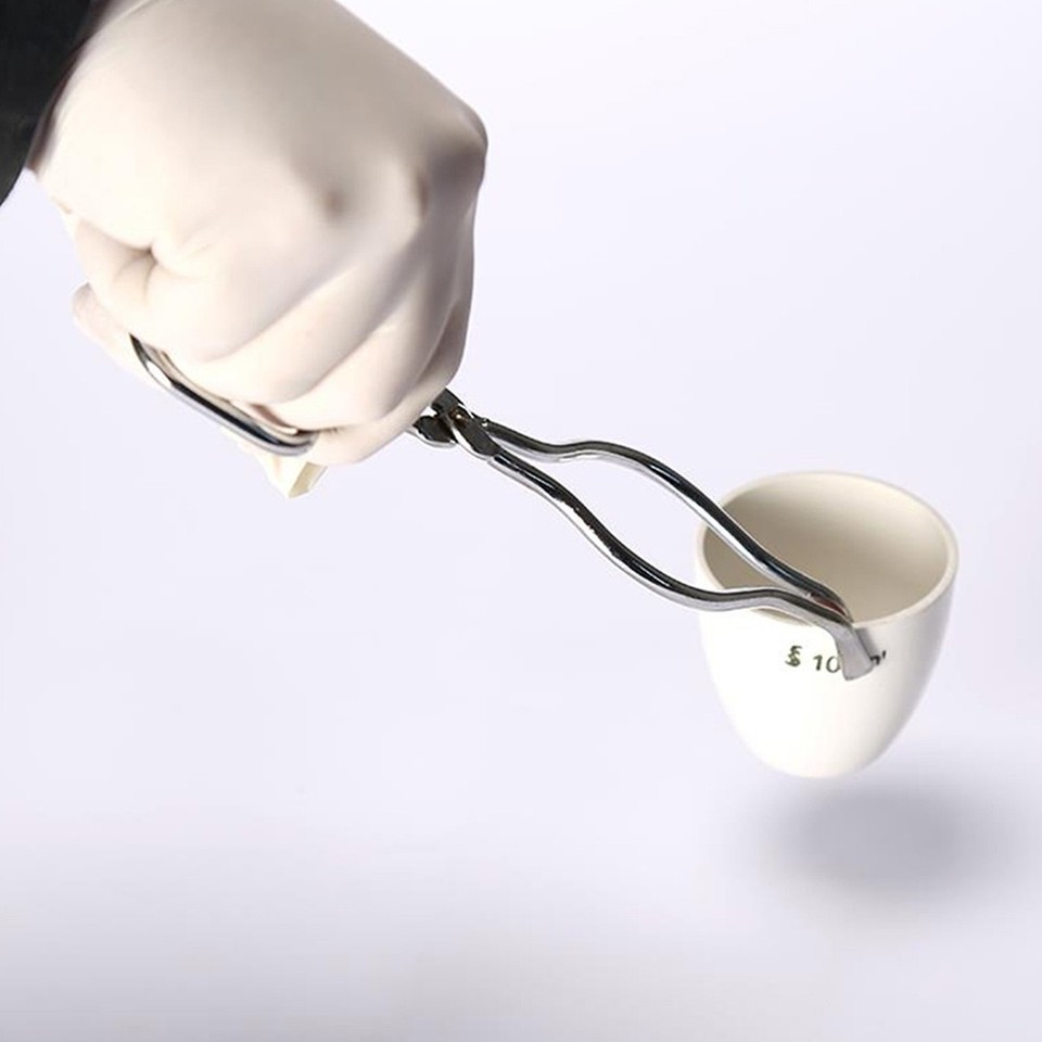 4pcs Crucible Tongs Stainless Steel Crucible Beaker Clamp Laboratory ...