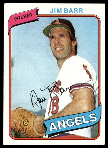 1980 Topps Jim Barr California Angels #529 | eBay