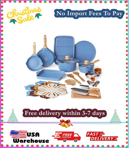 The Pioneer Woman 32-Piece Nonstick Cast Aluminum Cookware & Kitchen ...
