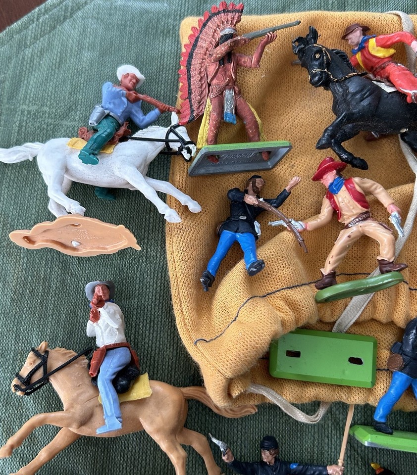 Vintage Bundle Timpo & Britains Deetail Horses, Cowboys And Indians ...