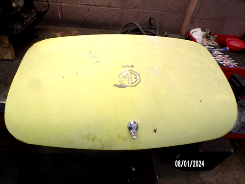 MGB Trunk Lid or Boot, No Damage or Luggage Rack Holes, Original, !! | eBay