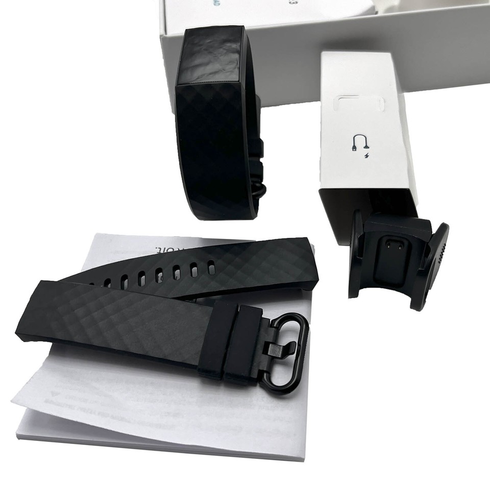 NEW Fitbit Charge 3 Fitness Activity Tracker Heart Rate Monitor ...