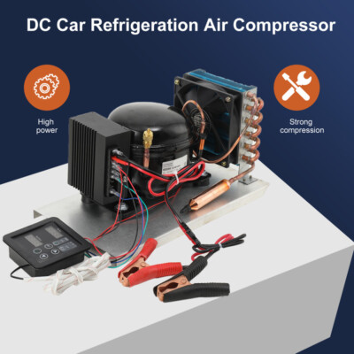 BD25H Compressor Condenser Car refrigerator Solar freezer 12-24V DC | eBay