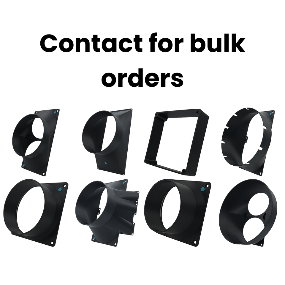 140mm to 8 Inch - AC Infinity Fan Shroud Silencer Whatsminer ASIC Miner ...