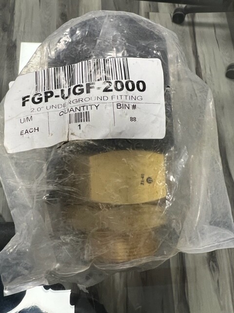 OMEGA FLEX FGP-UGF-2000 TRAC PIPE AUTOFLARE FITTING 2 IN. MALE ADAPTER ...