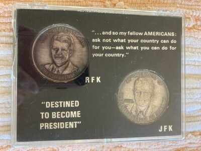 RFK & JFK COMMEMMORATIVE COIN SET | eBay