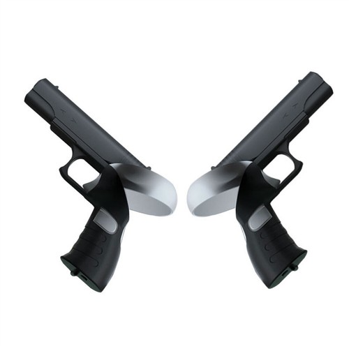 2PCS Pistol Gun Grip For Oculus Quest 2 VR Headset Controller For ...