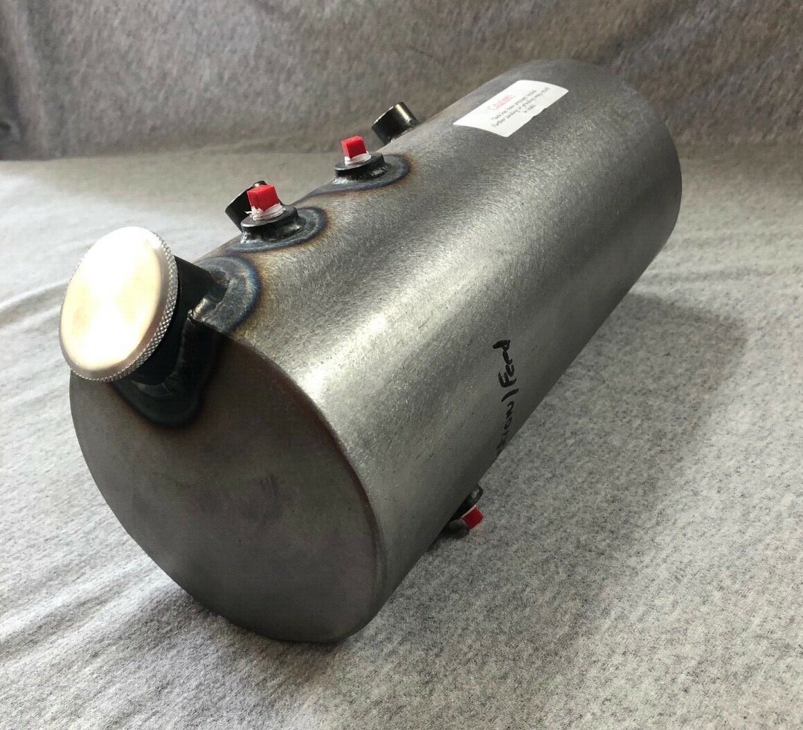 USA MADE Custom Round Pill Style Side Fill Custom Oil Tank Harley ...