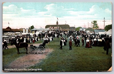 Rochester Fair Stage Cold Spring Horse On Track Grandstand NH 1910s ...
