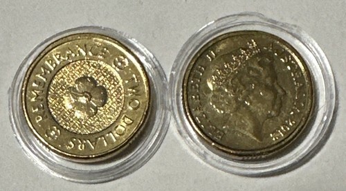 2012 $2 GOLD POPPY REMEMBRANCE DAY AUSTRALIAN TWO DOLLAR COIN UNC Free Postage | eBay