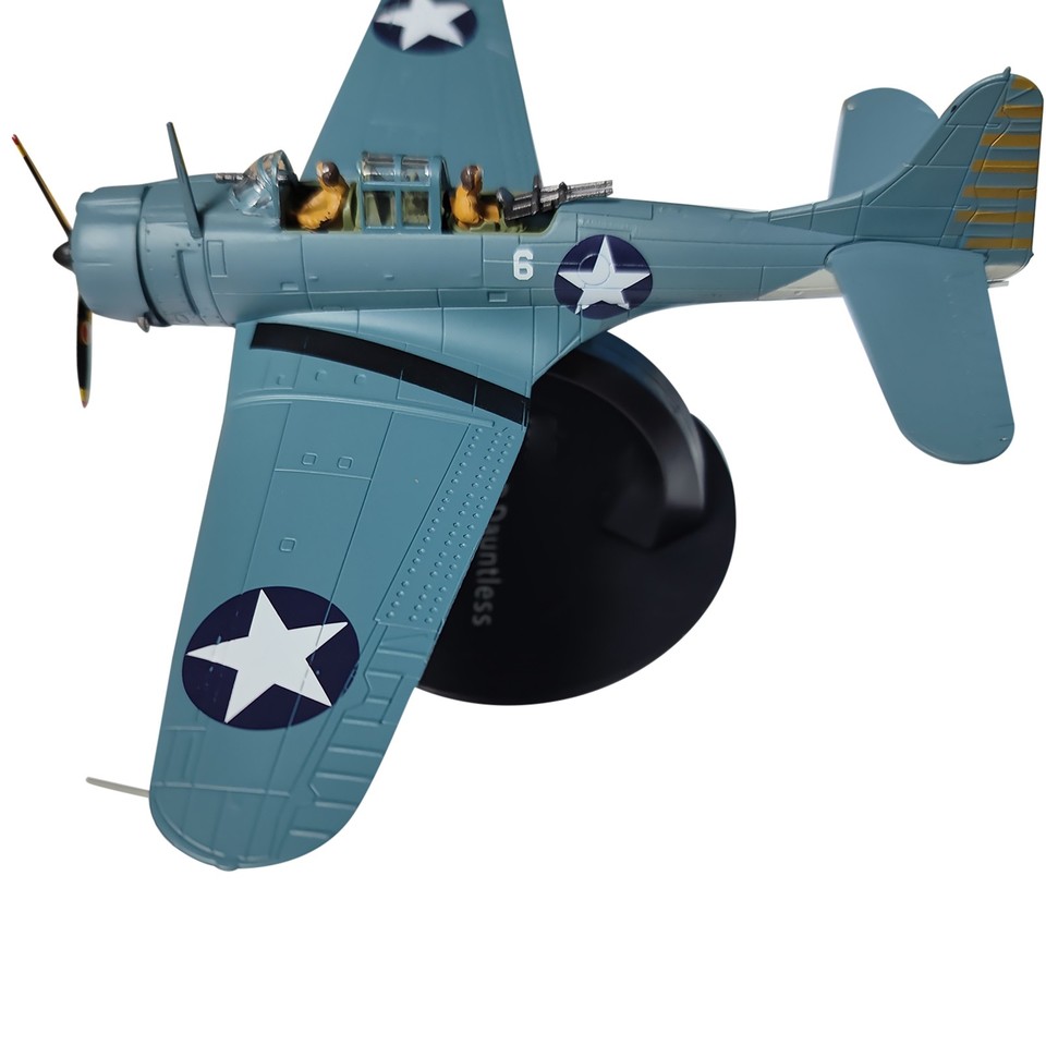1:72 WWII SBD Dauntless Dive Bomber Diecast Fighter Simulation Airplane ...