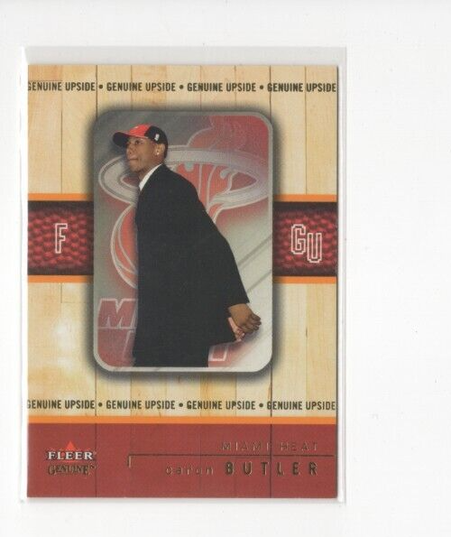 2002-03 Fleer Genuine Caron Butler Genuine Upside Rookie Card 104 #'d ...