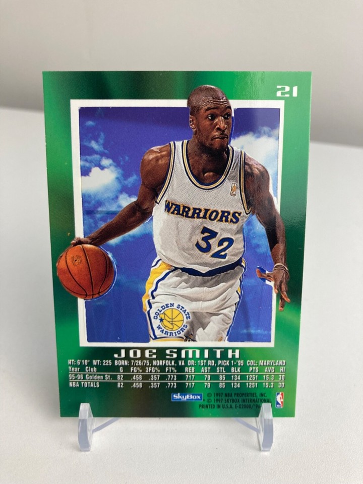 1996-97 Skybox E-X2000 Joe Smith Golden State Warriors #21 | eBay