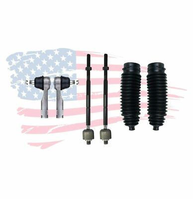 6 Pc Steering Kit for Nissan Sentra 200SX Inner Outer Tie Rod Bellow ...