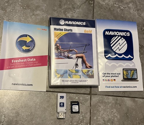 Navionics MicroSD MSD/1XG All USA & Bahamas Chart Card Gold | eBay