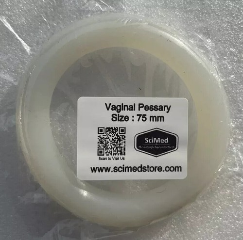 SIZE 75 mm Vaginal Pessary RING Silicone Device Prolapse Pelvic Organ Support | eBay