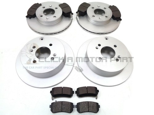 FRONT AND REAR BRAKE DISCS & PADS FOR KIA RIO MK2 1.4 1.5 CRDi 1.6 ...