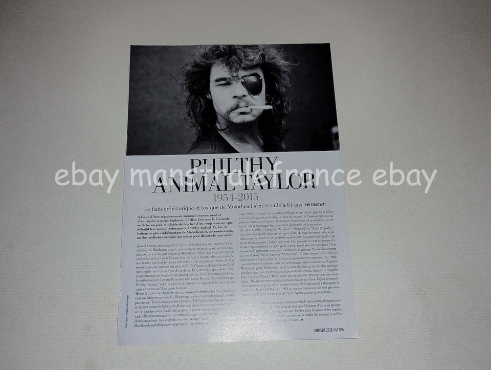 Yak Oliver Henry Vincent Elliot Phil Animal Taylor Motorhead clippings ...