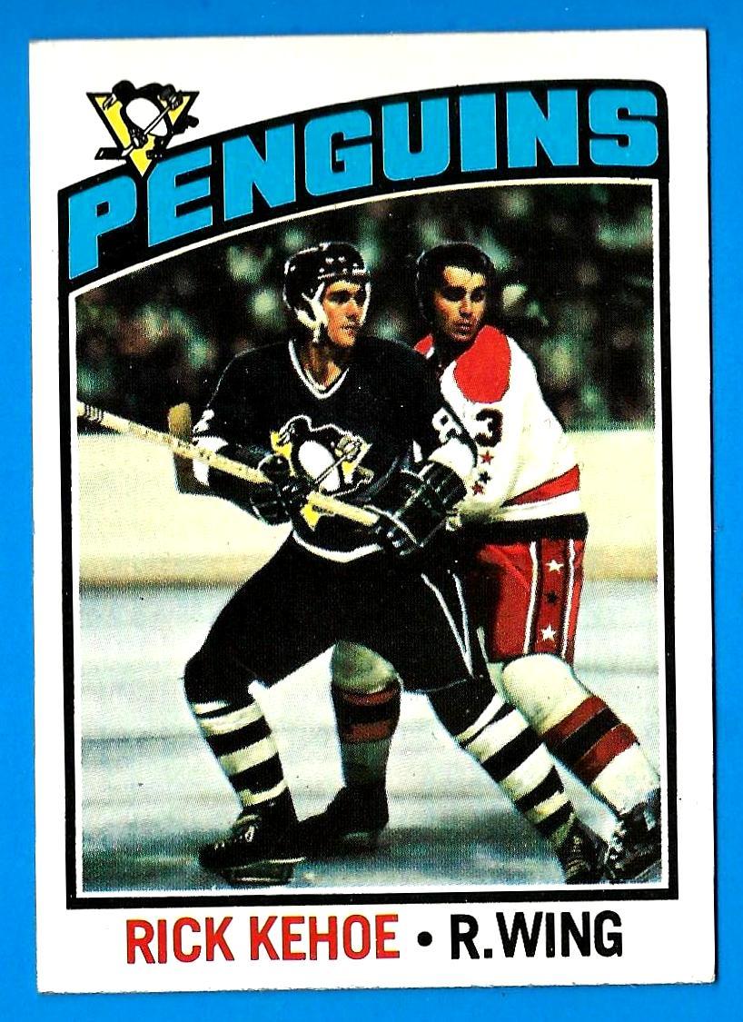 1976-77 Topps RICK KEHOE (ex+) Pittsburgh Penguins (B) | eBay