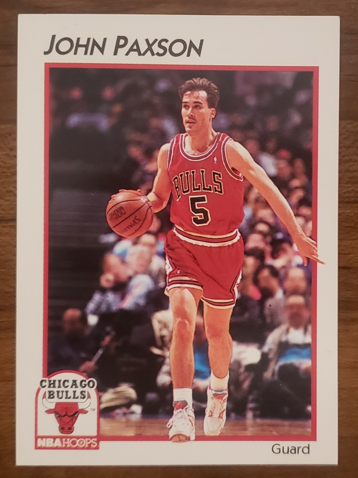 JOHN PAXSON 1991 NBA Hoops Basketball Card #6 Chicago Bulls | eBay