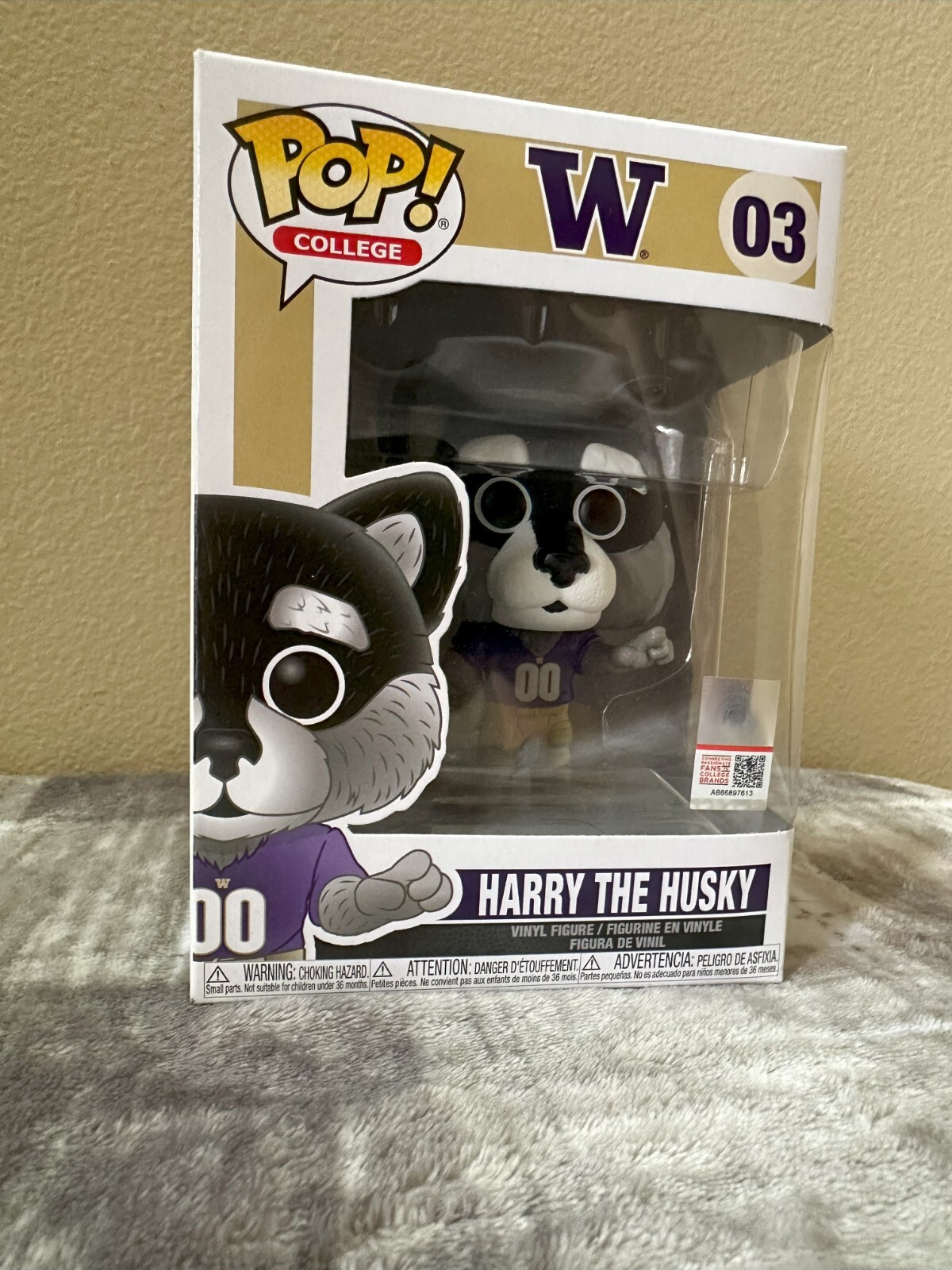Funko Pop! Vinyl: College Mascots - UW - Harry the Husky #03 for sale ...