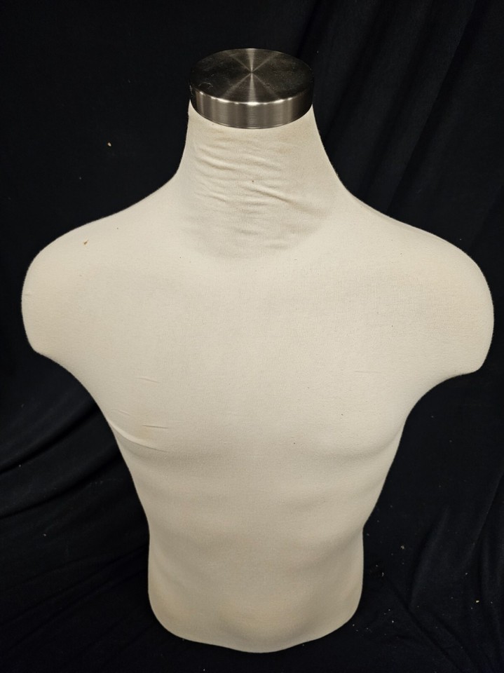 Male Mannequin Torso - Cloth covered Fiberglass - Gently Used - No ...