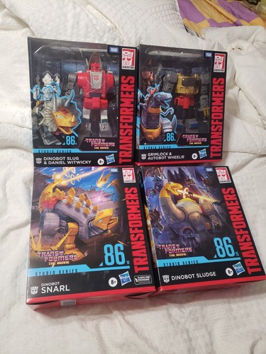 Transformers Studio Series 86 Dinobots Lot of 4, Grimlock, Snarl ...