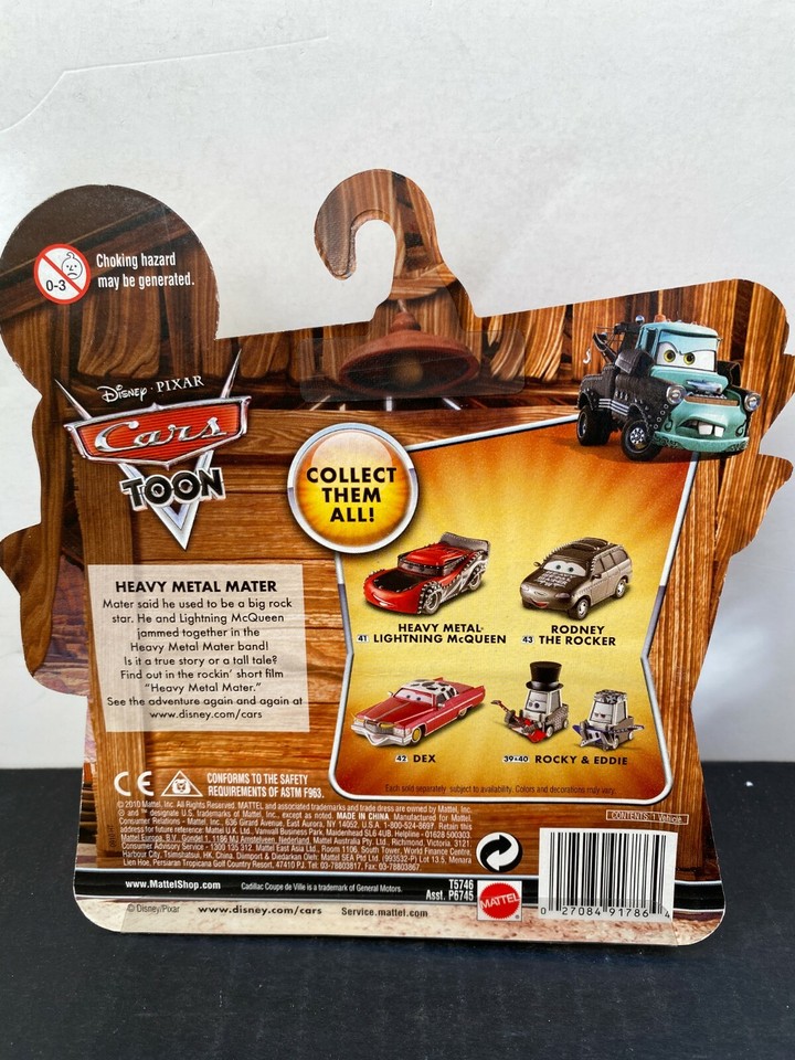 MATTEL DISNEY PIXAR CARS TOON DEX CADILLAC ROCKIN PAINT JOB | eBay