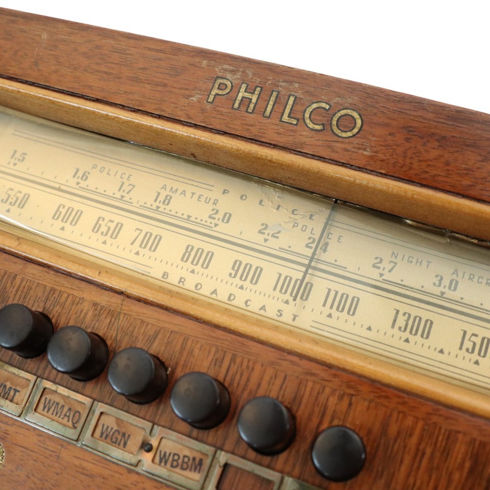 Philco 40-135 Tabletop Vacuum Radio - 1940s - Vintage Philco Radio ...