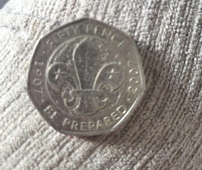 Rare Scouts - Centenary of Scouting UK 50p Coin 2007 - Circulated | eBay UK