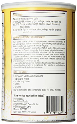 Natural Foods Soy Lecithin Granules – Fat Emulsifier with Essential ...