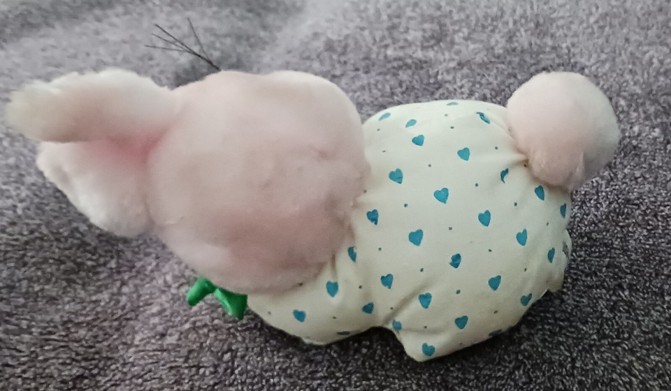 6 Inch Pink Rabbit Plush Bunny Stuffed Animal With Carrot Toy Easter | eBay