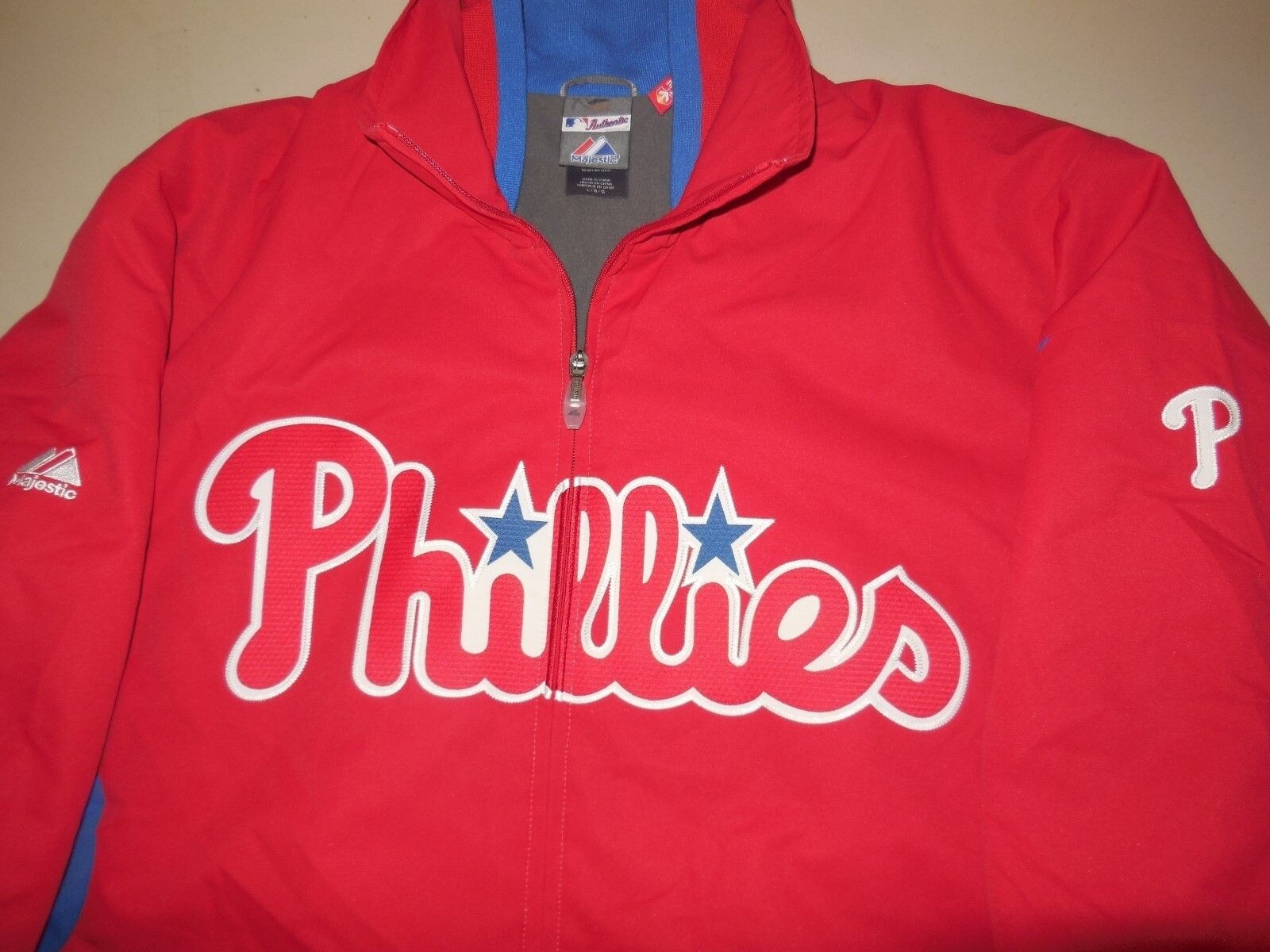 Majestic Philadelphia Phillies Therma Base Baseball J… - Gem