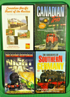 Used 🔥TRAIN RAILROAD🔥 DVDs Canada Rockies South Germany Australia Rail ...