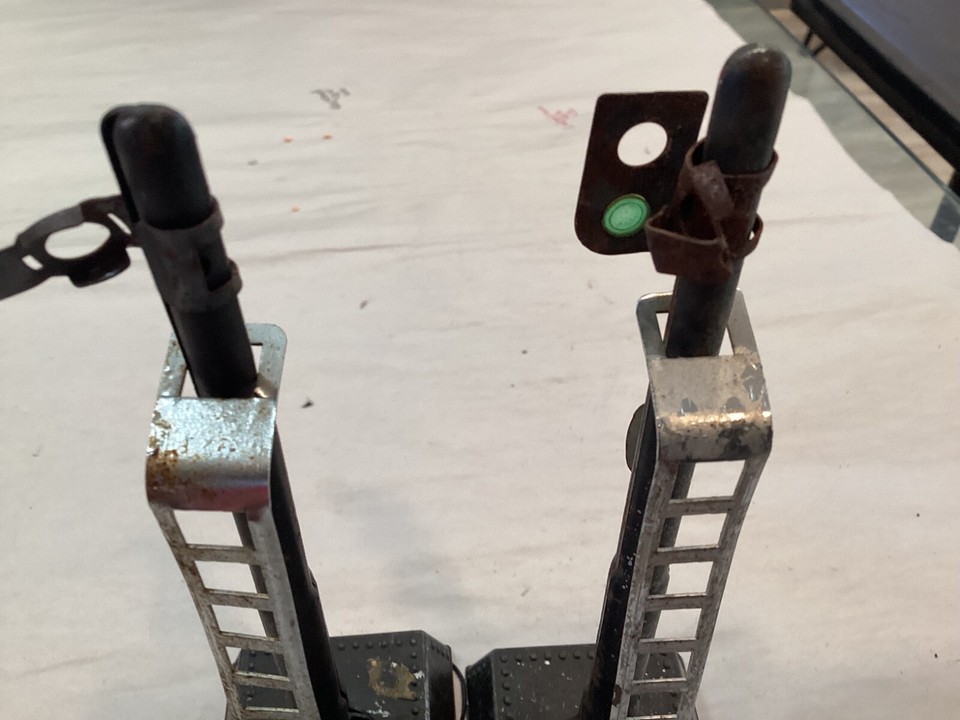 Marx prewar model train semaphores O/O-27 toy train parts | eBay