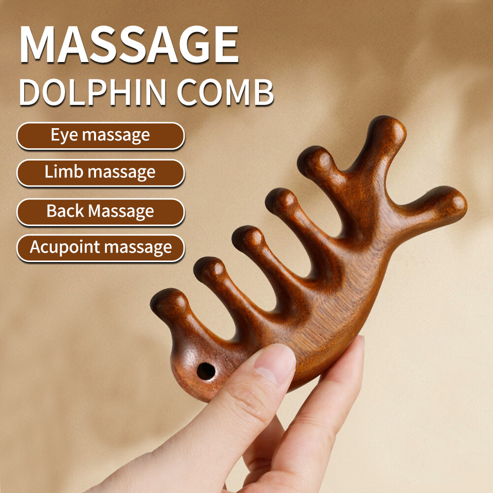 Trigger Point Gua Sha Gift Massage Comb Smooth Hair Portable Head Meridian | eBay
