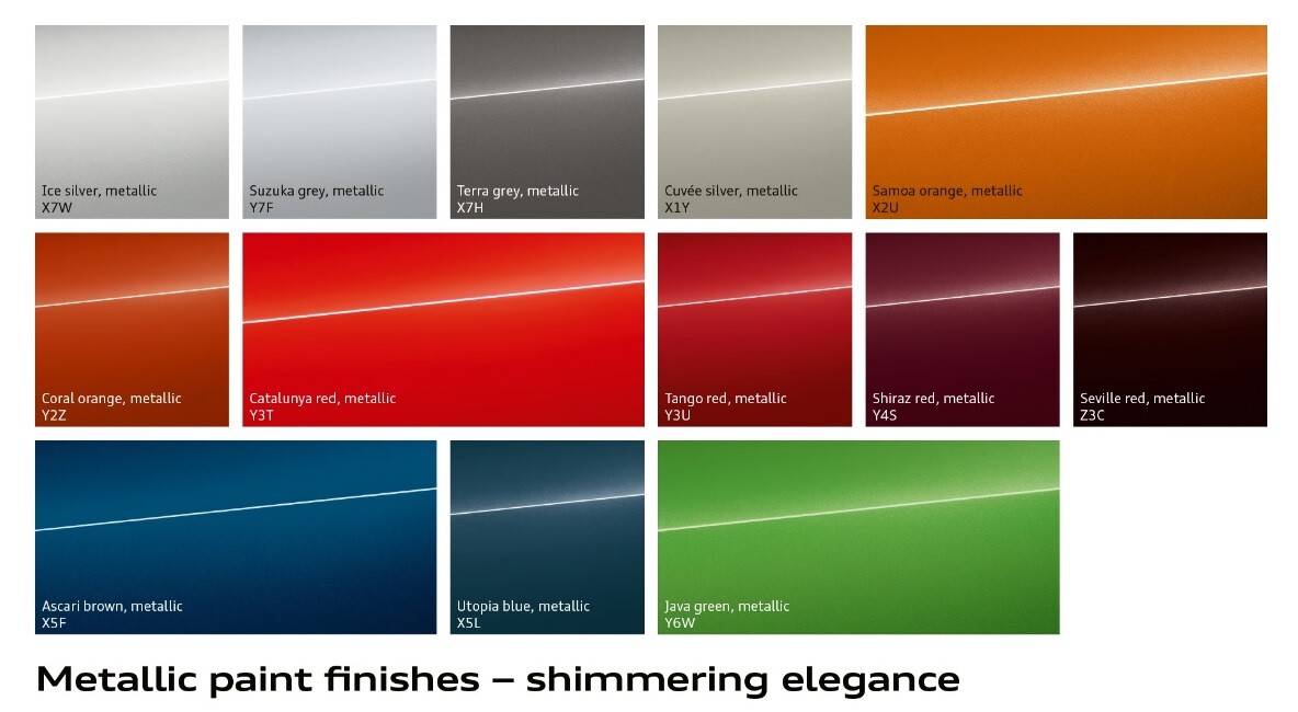 Audi Colour Codes - Infoupdate.org