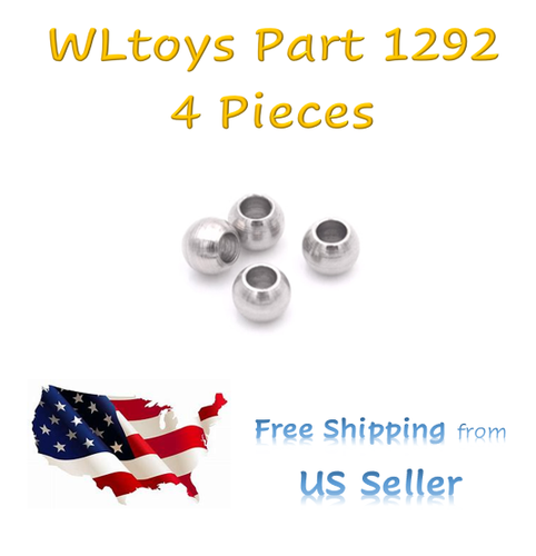 NEW WLtoys 124008 OEM RC Car Part 1292 Ball Head Set Ships FREE & FAST ...