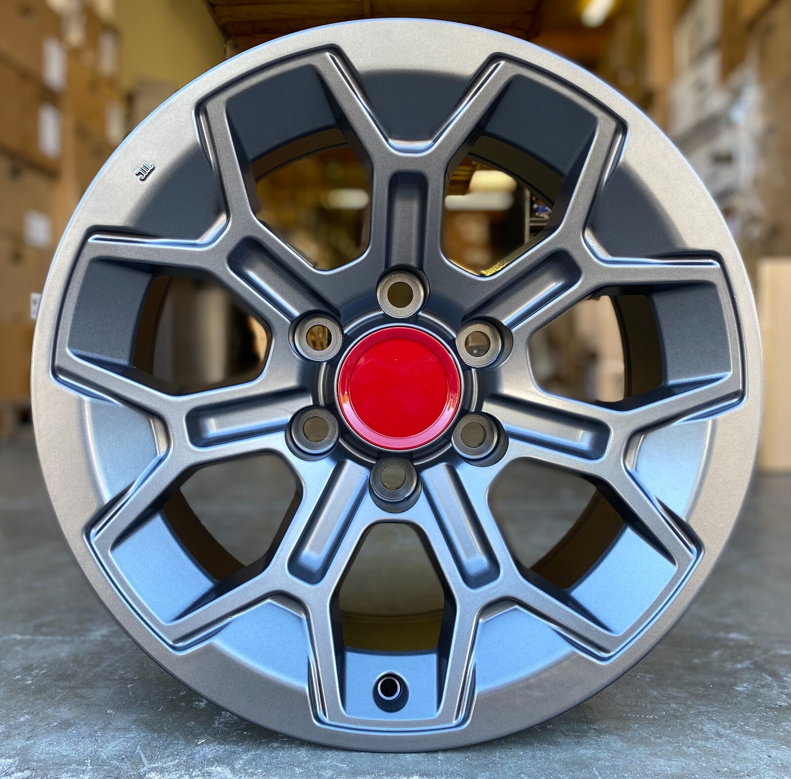 17x8 Wheels Fit Toyota 4Runner Fit Tacoma 6x139.7 ET5 Gunmetal New Set ...