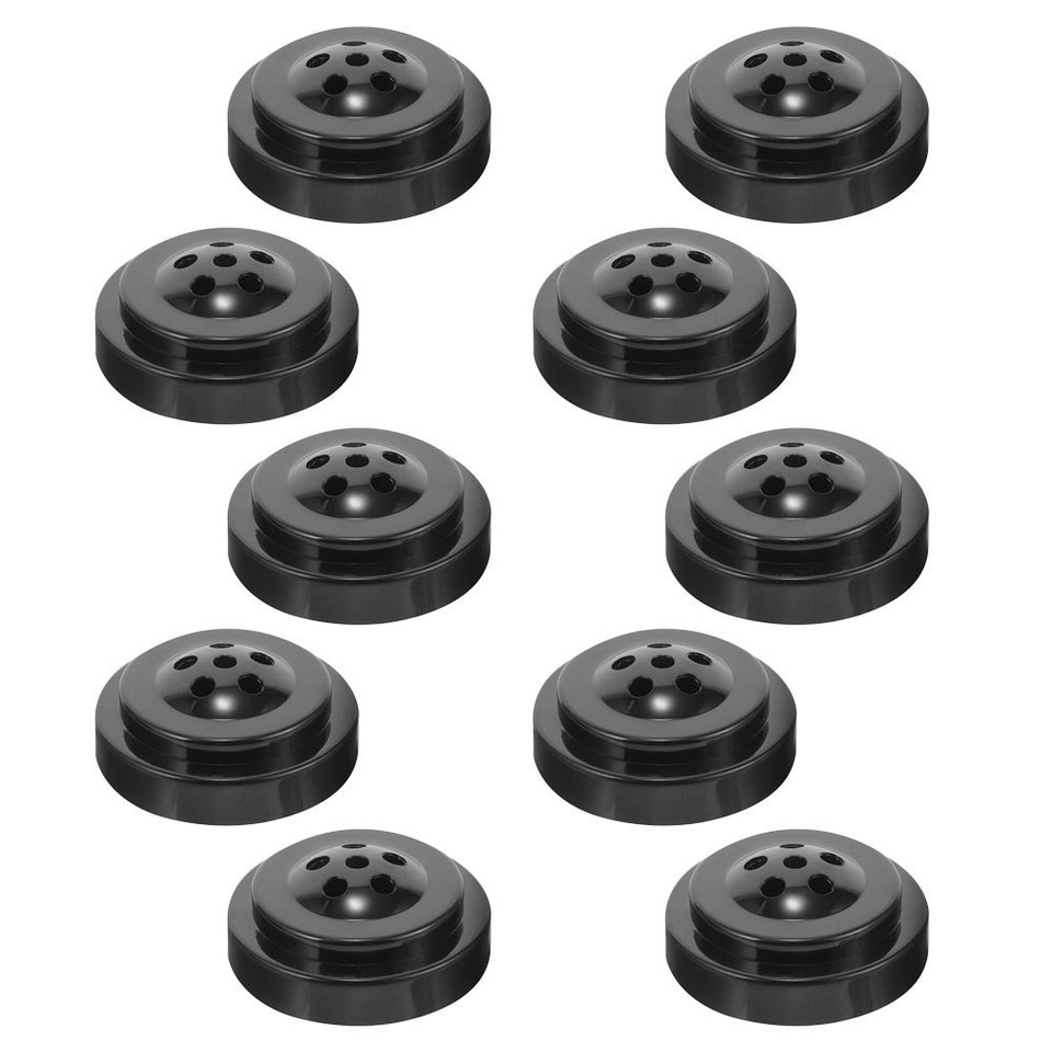 10pcs Miniature Flag Base Stand: Mini Flagpole Base with 6-Hole for ...