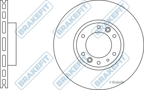 2x Brake Discs Pair Vented fits FORD RANGER TKE 2.0D Front 2018 on ...