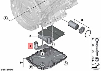 BMW 1 E88 Gearbox Transmission Oil Pump 28107842838 7842838 NEW GENUINE ...