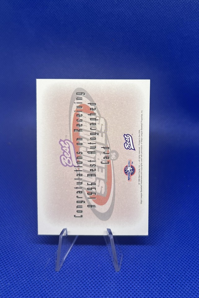 1996 Best Minor League Auto Matt Sachse Auto ⚾️⚾️⚾️ | eBay