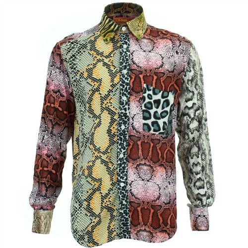 Regular Fit Long Sleeve Shirt Loud Originals Random Mixed Animals Mens ...