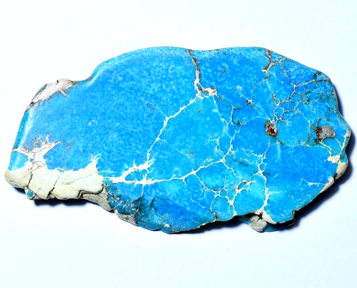Untreated 162.30 Ct Natural Blue Ridge Turquoise Certified Rare Slab ...