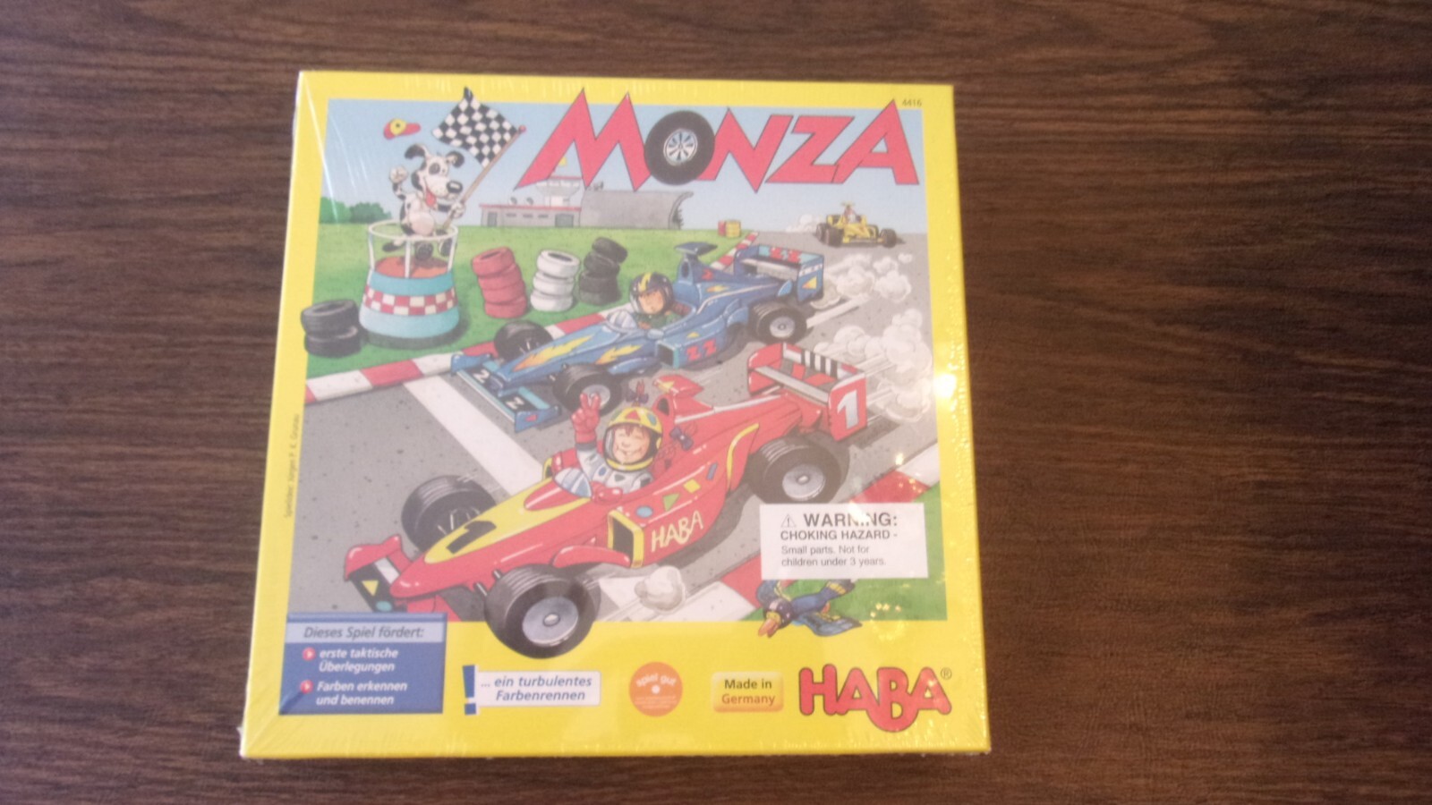 HABA Monza - A Car Racing Beginner's Board Game Ages 5 and Up Made in ...
