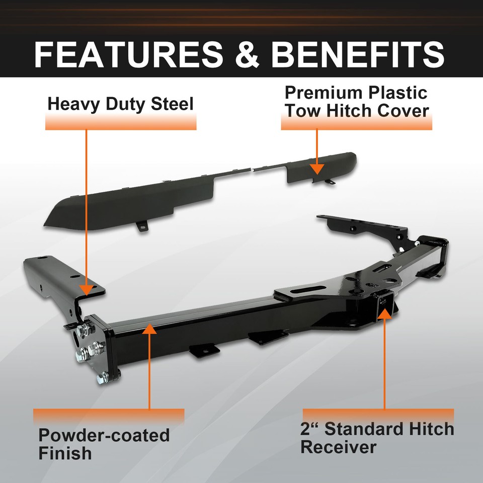 For Toyota Highlander (NON-Limited) 14-19 PT228-48174 Tow Trailer Hitch ...