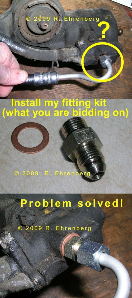 Saginaw Pump Pressure Hose Fitting